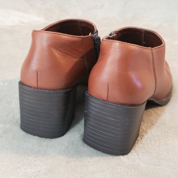 Laura Scott | Shoes | Laura Scott Size 6m Brown Leather Half Boot ...